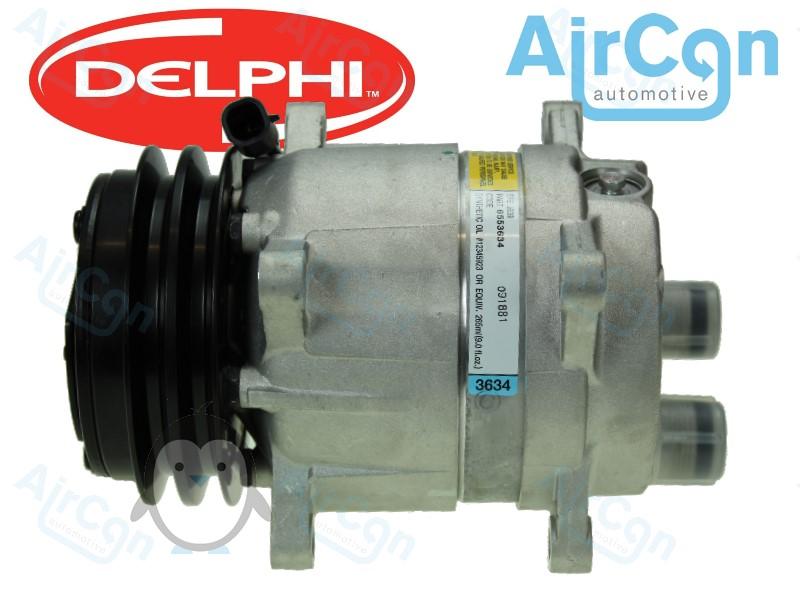Original Delphi V5 air conditioning compressor 6553634 – AC Auto